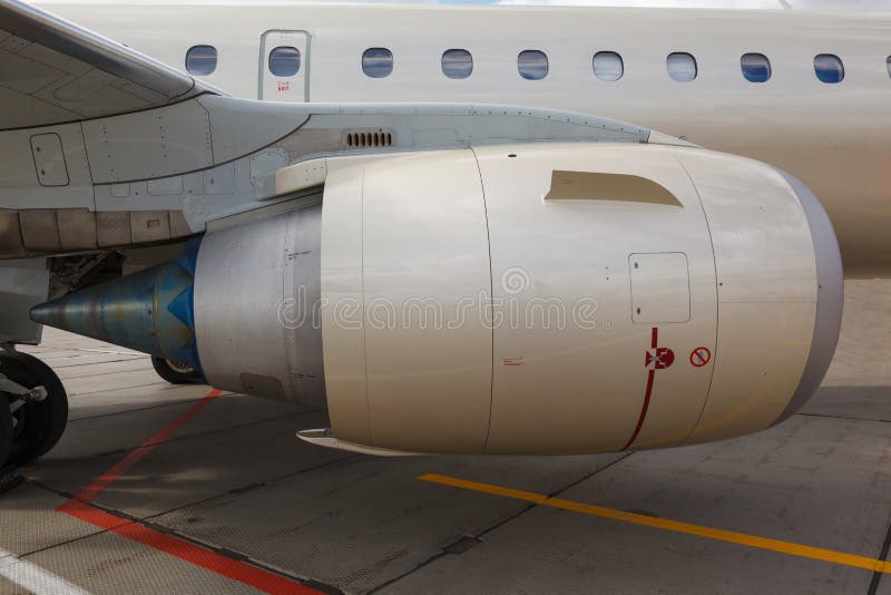 Jet engine passenger plane stock photo. Image of dioxide - 28085894