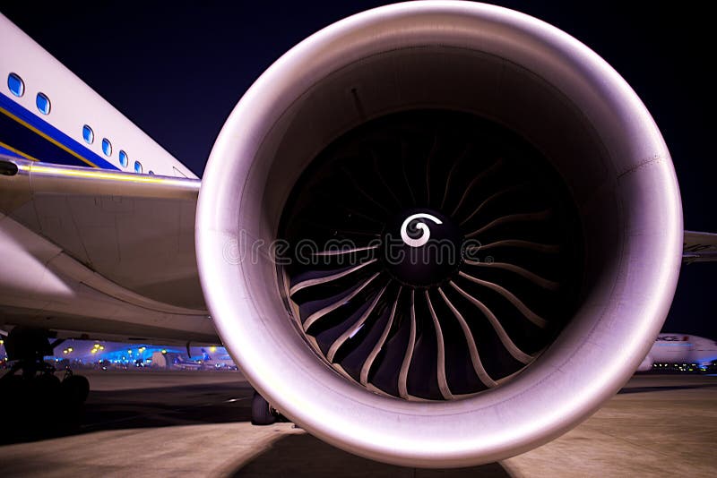 Jet engine of a plane stock image. Image of horse, detail - 90428071