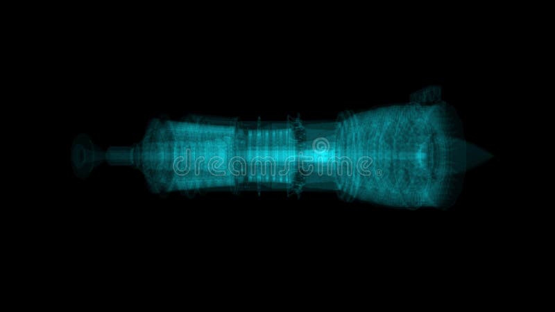 Jet Engine X-ray Transparent Stock Footage - Video of blue, aeroplane ...