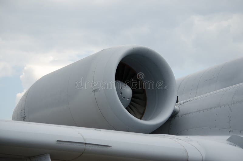 Jet engines stock image. Image of twin, tail, mounted - 111889781