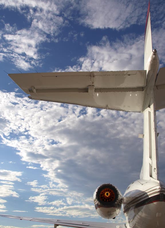 Jet exhaust stock photo. Image of heat, exhaust, clouds - 3166980