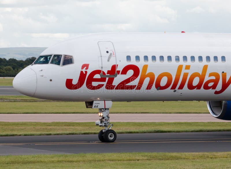 Jet2 feriados Boeing 757 imagem de stock editorial. Imagem de ...