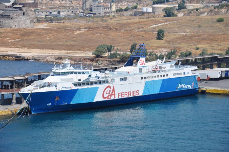 Jet Ferry 1 editorial photo. Image of boat, onboard, blue - 32436966