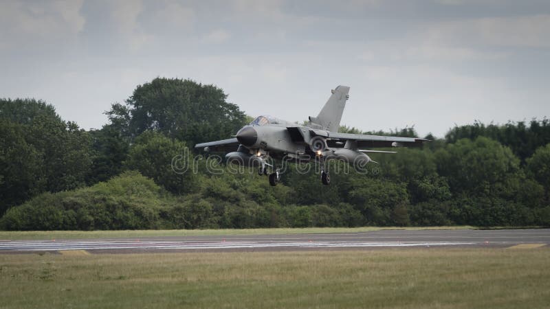 Jet Fighter Aircraft on Runway Stock Image - Image of combat, arms ...
