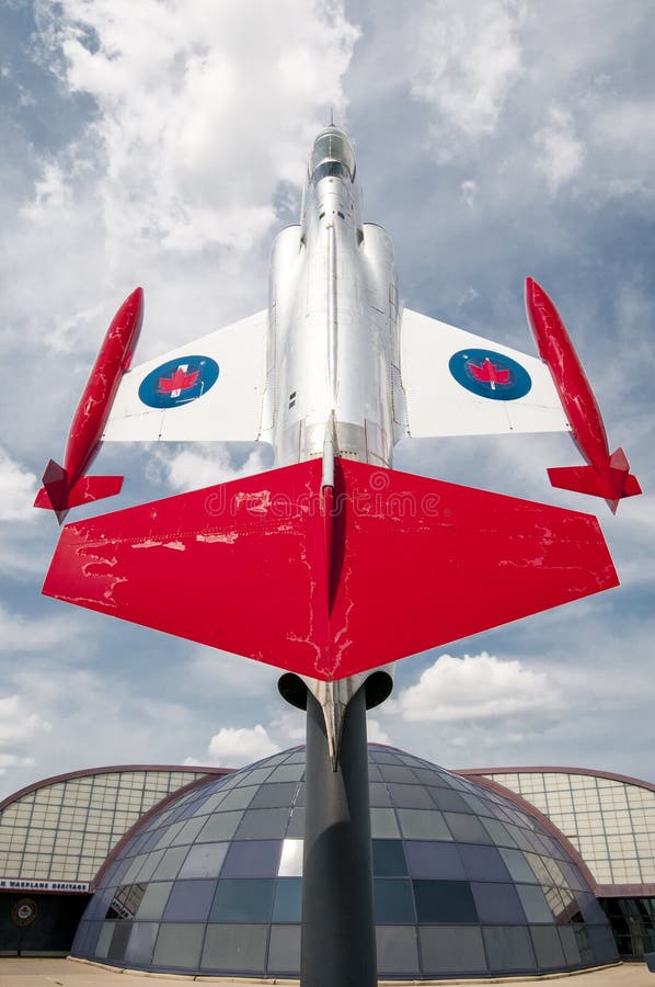 Jet Fighter (CF-104 Starfighter) Stock Image - Image of airport ...