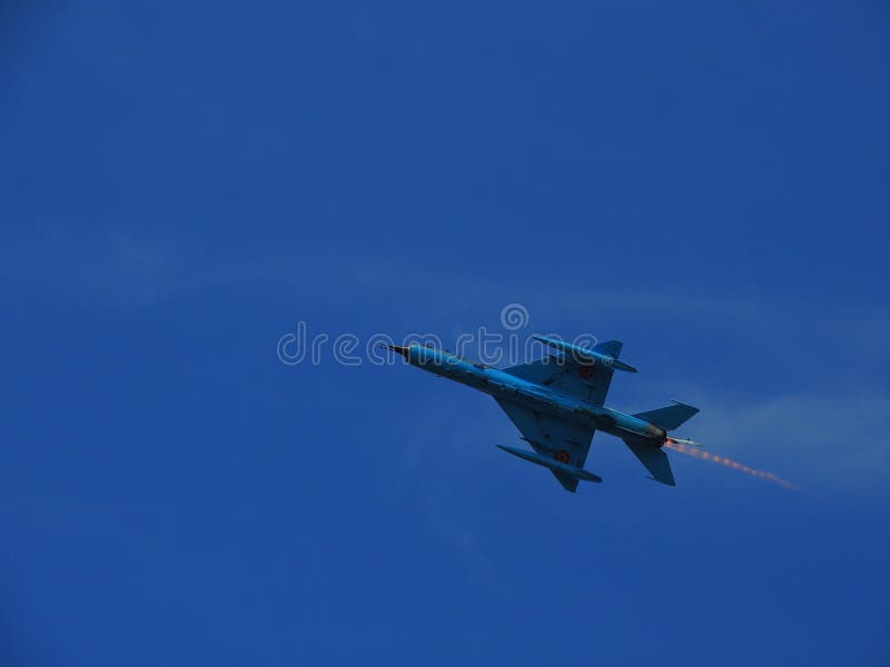 Jet fighter in flight stock image. Image of speed, fighter - 79732551
