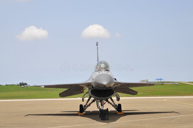 Jet fighter front view. stock photo. Image of flying - 42740064