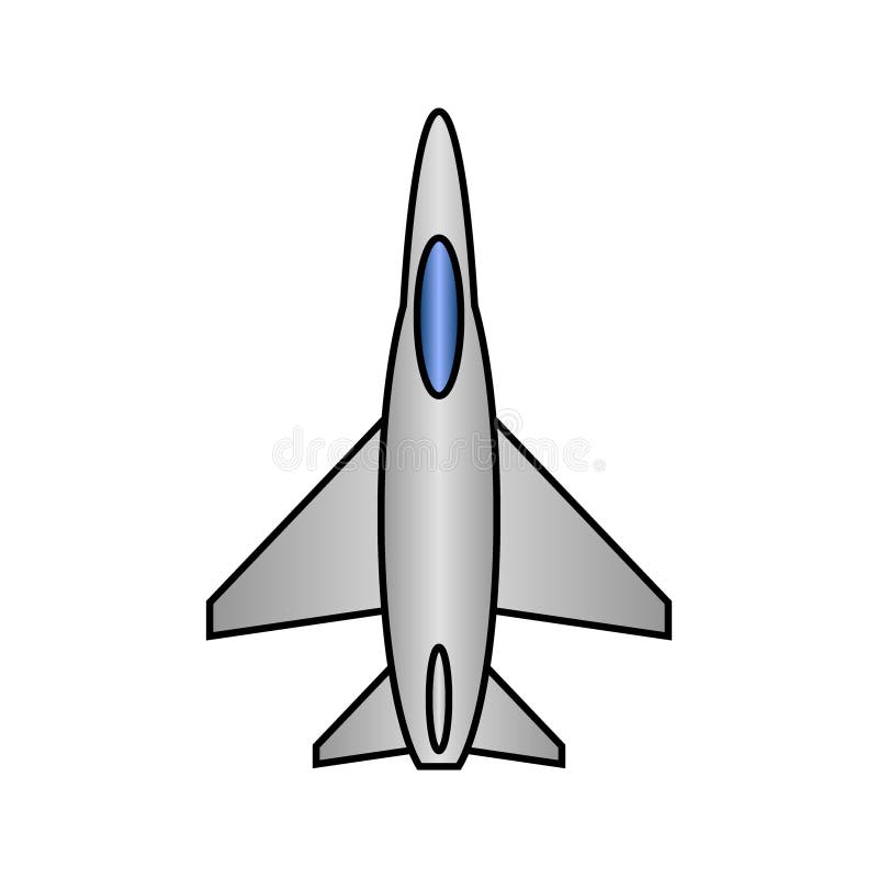 Fighter Jet Icon. Golden Fighter Jet Symbol on Matte Gold Plate Stock ...