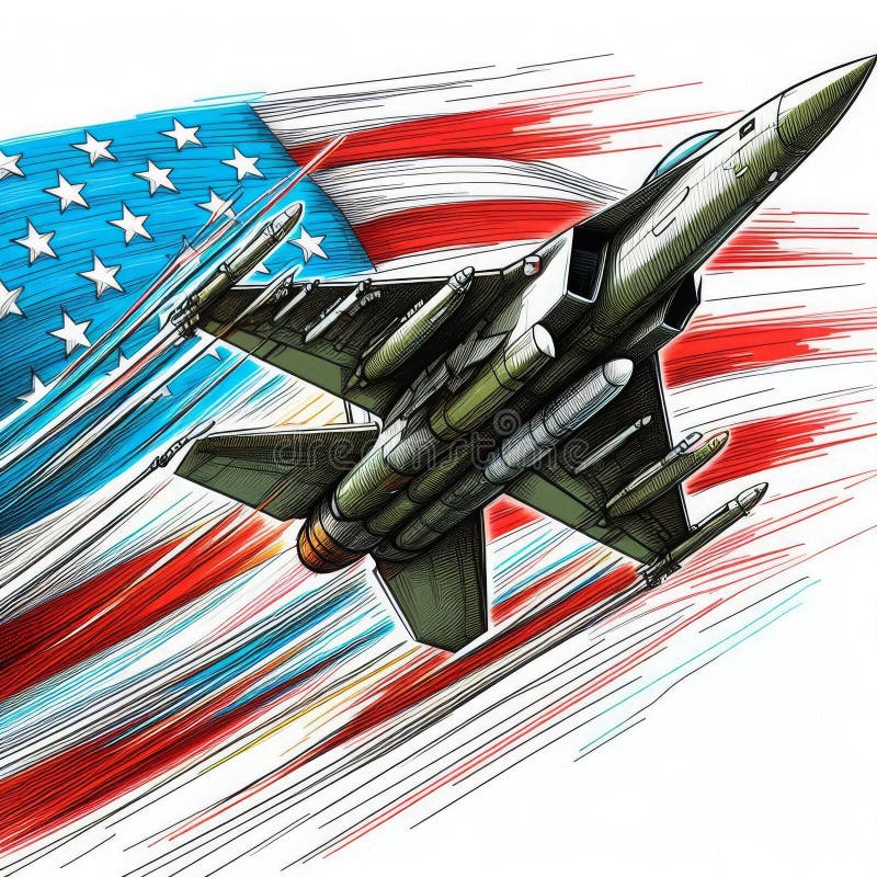 Jet and Flag stock illustration. Illustration of speed - 324572137