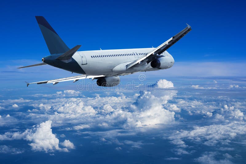 Jet in flight stock photo. Image of climbs, cloud, background - 34246344