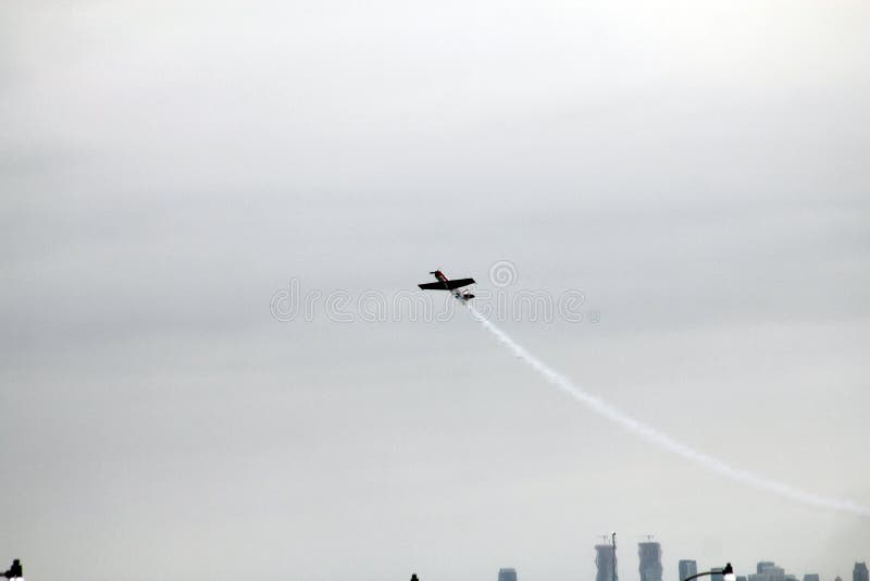 Jet in Air Show stock photo. Image of flight, show, clouds - 255678840