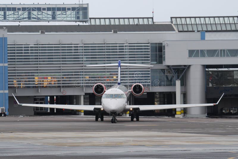 Jet at the gate stock image. Image of ground, terminal - 24297629