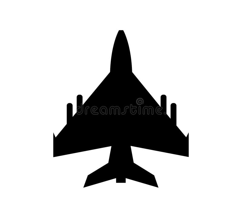 Jet Icon Illustrated in Vector on White Background Stock Illustration ...