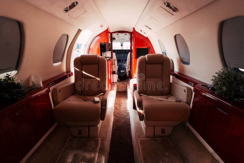 Jet interior stock photo. Image of inside, luxury, vintage - 46040416