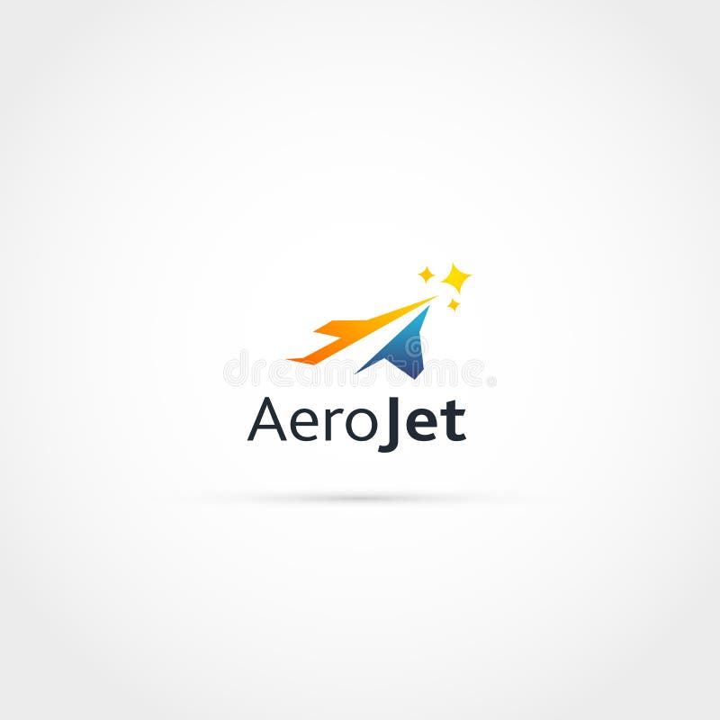 Jet Logo Design stock vector. Illustration of template - 85810198