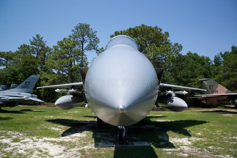 Nose jet military plane, editorial stock photo. Image of conflict ...