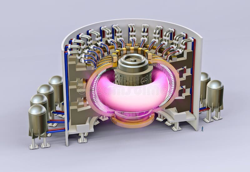 JET Nuclear Fusion Reactor, Energy Produced Thanks To the Fusion of ...