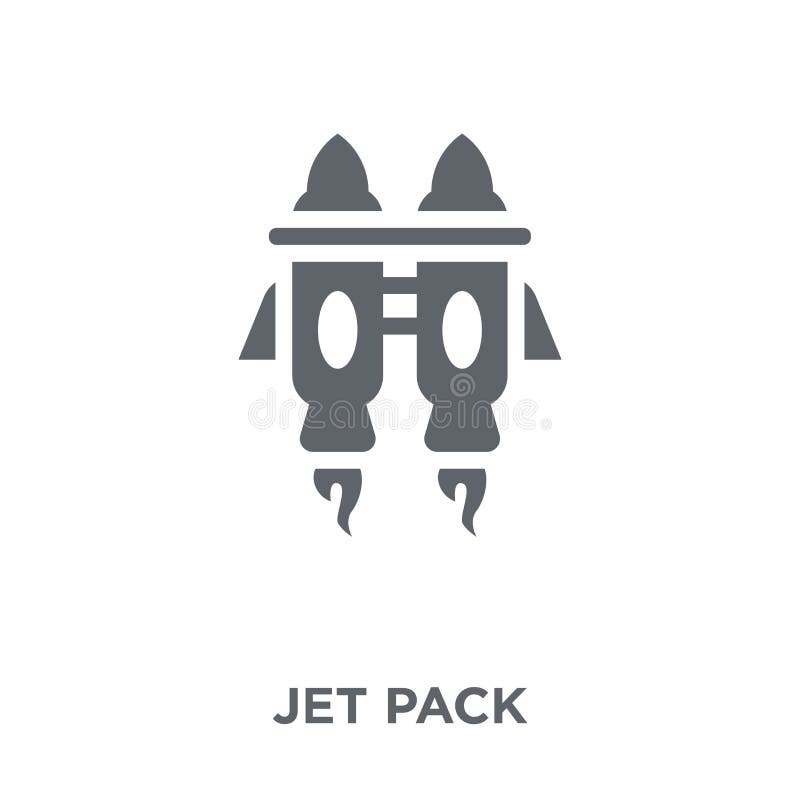 Jet Pack Icon from Astronomy Collection. Stock Vector - Illustration of ...