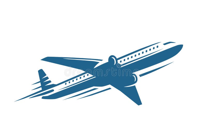 Jet Plane Icon stock vector. Illustration of global - 120405763