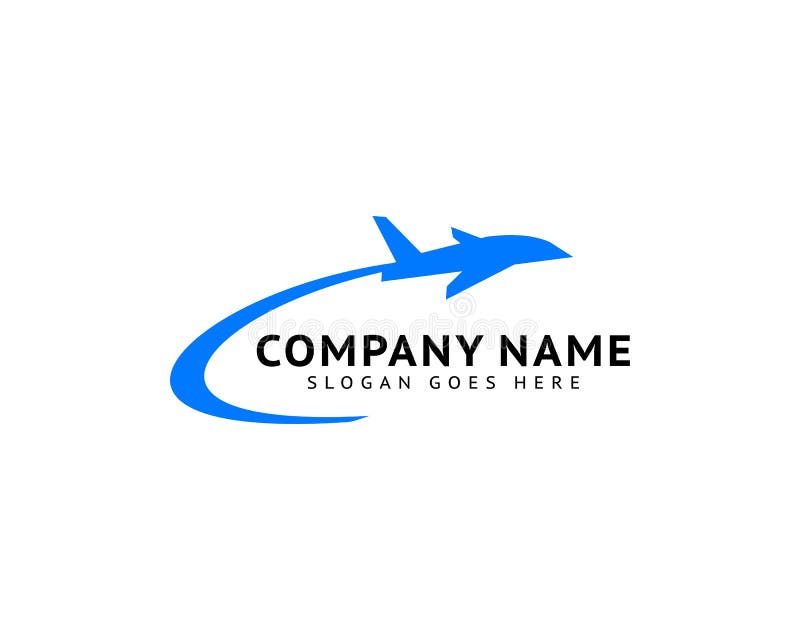 Jet Plane Logo Design Template Stock Vector - Illustration of logo ...