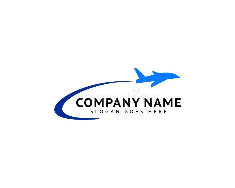 Jet Plane Logo Design Template Stock Vector - Illustration of aeroplane ...