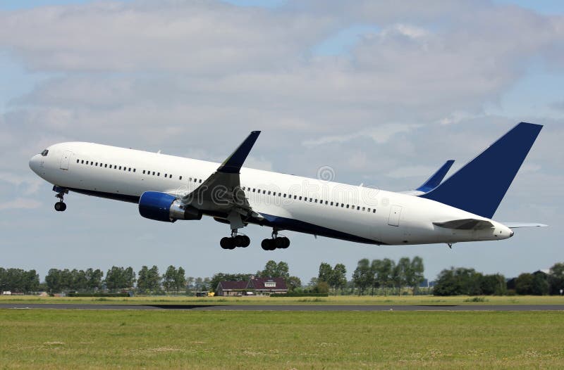 A Jet plane taking off stock photo. Image of flying, aircraft - 42591538