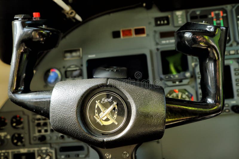 Jet plane yoke editorial stock photo. Image of excel - 70609043