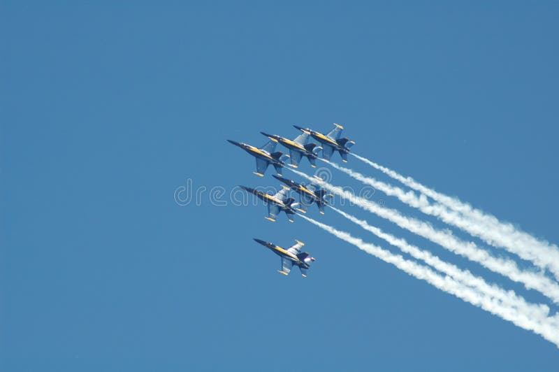 Jet planes at an air show. stock photo. Image of performance - 1614746