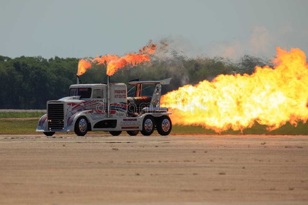 Jet Powered Truck editorial stock image. Image of force - 19433884