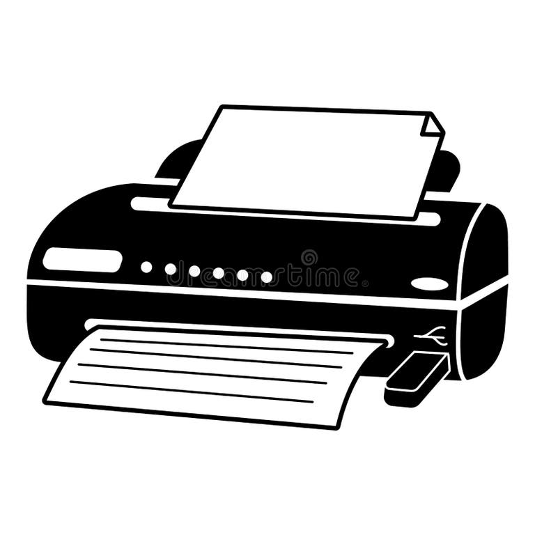 Jet Printer Icon, Simple Style Stock Vector - Illustration of digital ...
