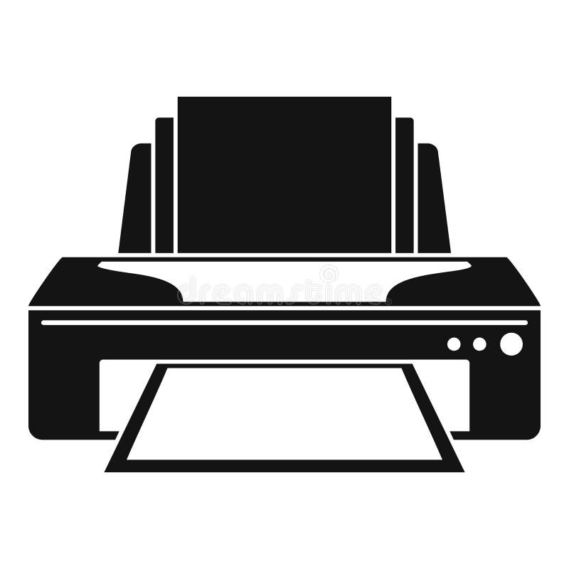 Jet Printer Icon, Simple Style Stock Vector - Illustration of ...