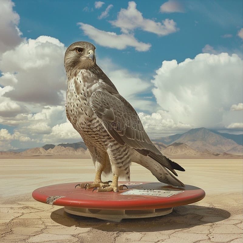 Jet-shaped Frisbee on a Birds Back, with in Stock Signs Stock ...