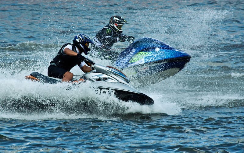 Jet-ski stock photo. Image of speed, speedboat, lake, action - 7888752