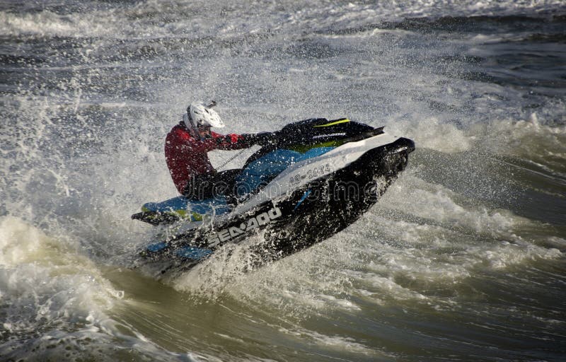 Jet Ski Fun Bournemouth Seafront Editorial Image - Image of dorset ...
