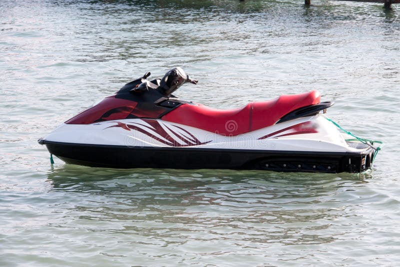 Jet Ski Parked at the Black Sea Close Up Stock Photo - Image of holiday ...