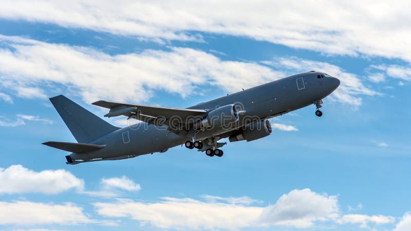 Jet in sky stock image. Image of time, boeing, travel - 35015029