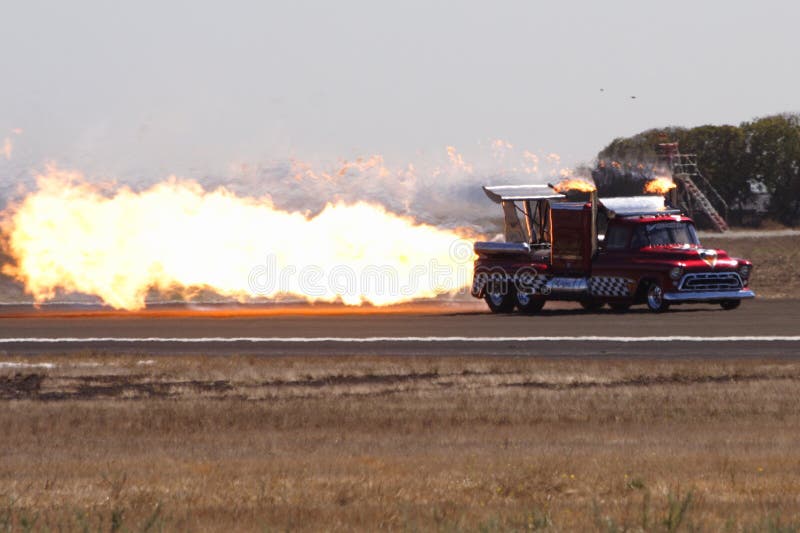Super Shockwave Twin Jet Engine Truck. Editorial Stock Image - Image of ...