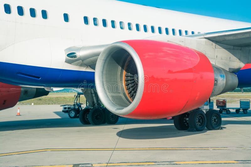 Jet turbine of the plane stock image. Image of grass - 91714939