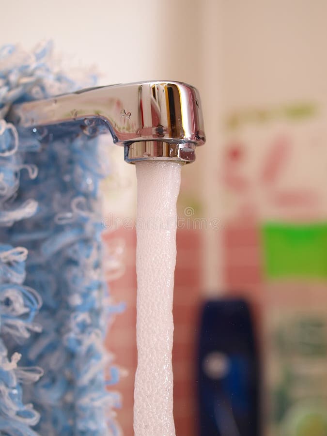 The jet of water . stock image. Image of sanitary, stream - 14296513