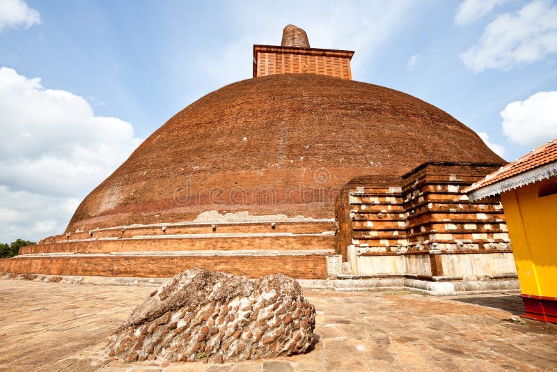 Jetavanaramaya, Anuradhapura, Sri Lanka Stock Image - Image of ...