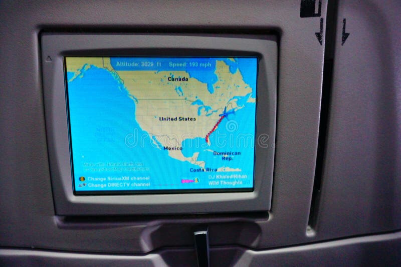 Jetblue Airline Seat Screen Editorial Image - Image of airplane ...
