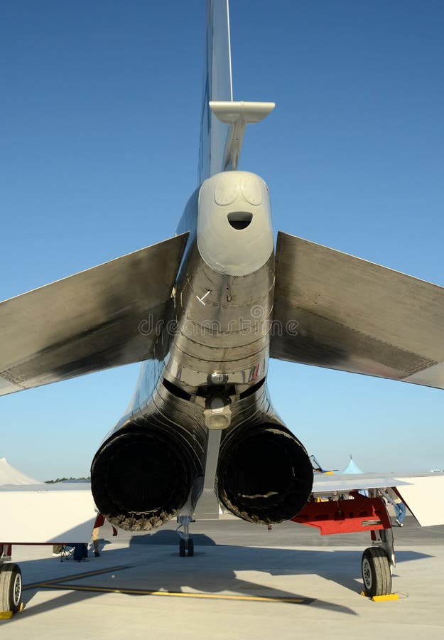 Jetfighter rear view stock photo. Image of closeup, aircraft - 44479220