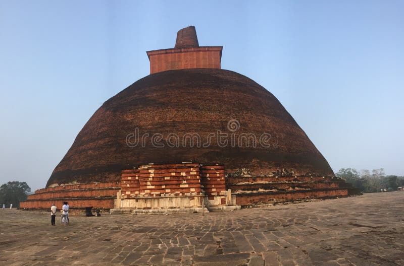 Jethawanaramaya In Sri Lanka Stock Afbeelding - Image of padie, kleur ...