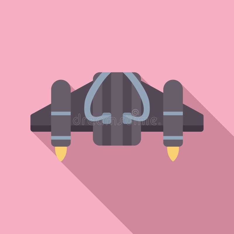 Jetpack with Booster Launching Flying Upward Stock Vector ...