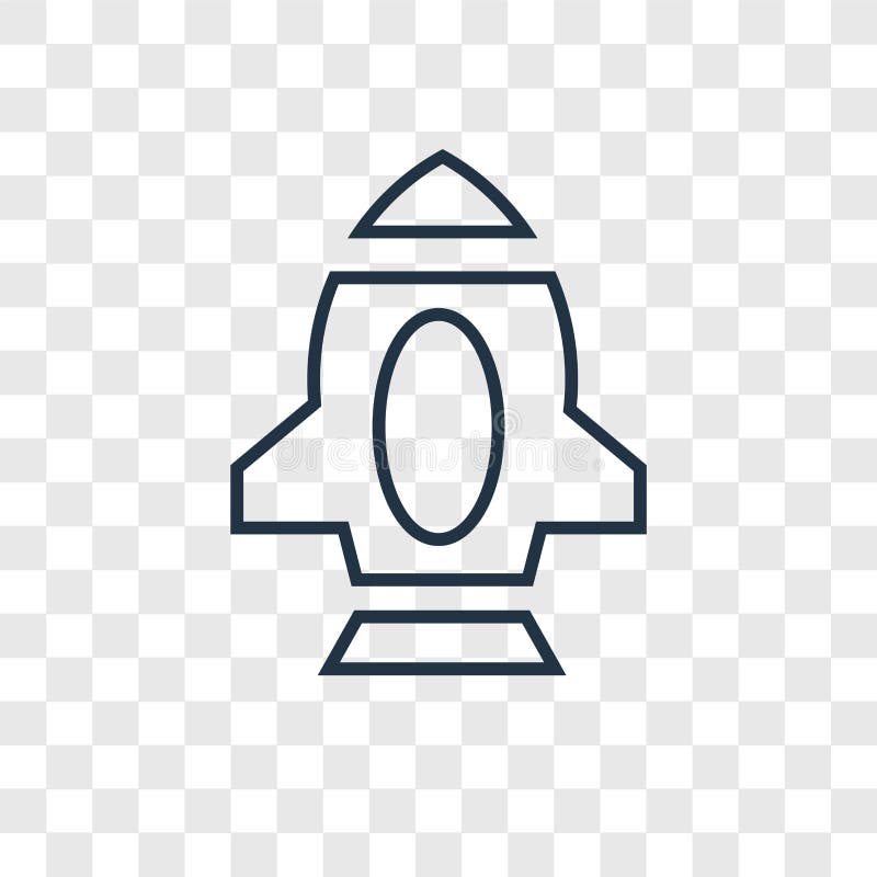 Jetpack Concept Vector Linear Icon Isolated on Transparent Background ...