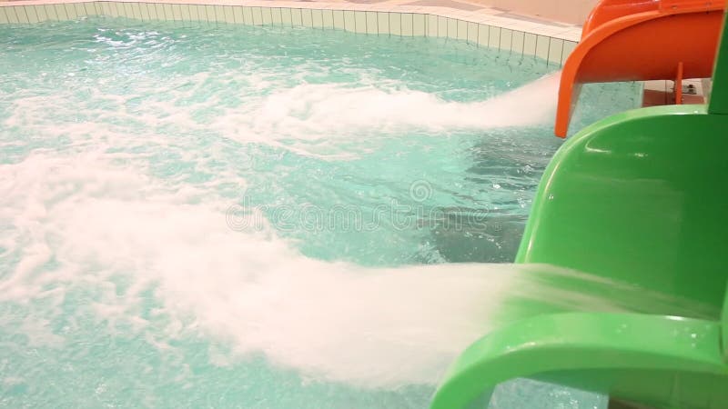 Sliding Down Water Slide on Side of Boat into Ocean and Going ...