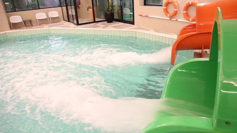 Sliding Down Water Slide on Side of Boat into Ocean and Going ...