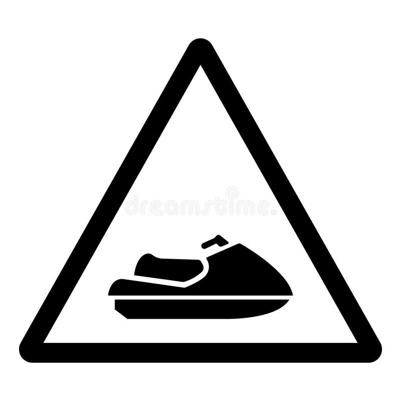 Jetski Symbol Sign,Vector Illustration, Isolate on White Background ...