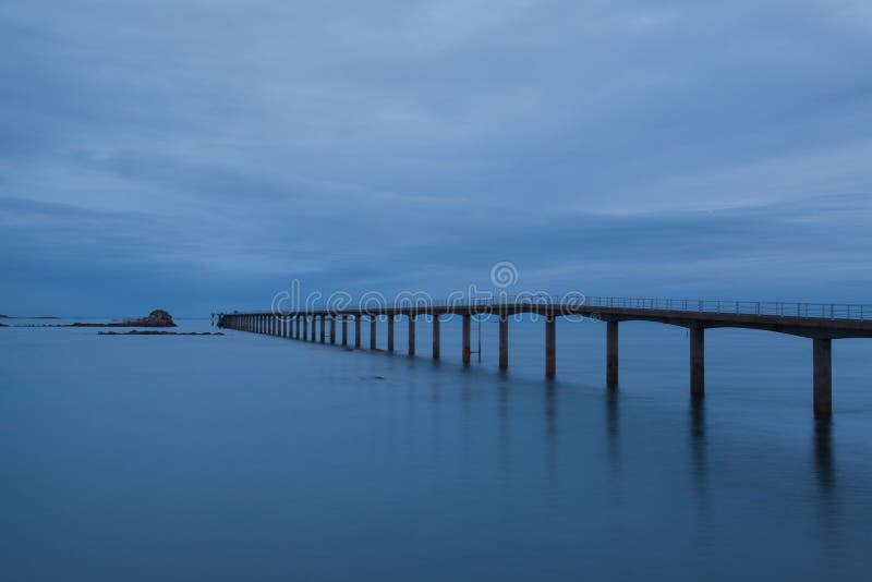 Jetty stock image. Image of symmetry, rocks, south, tide - 17021323