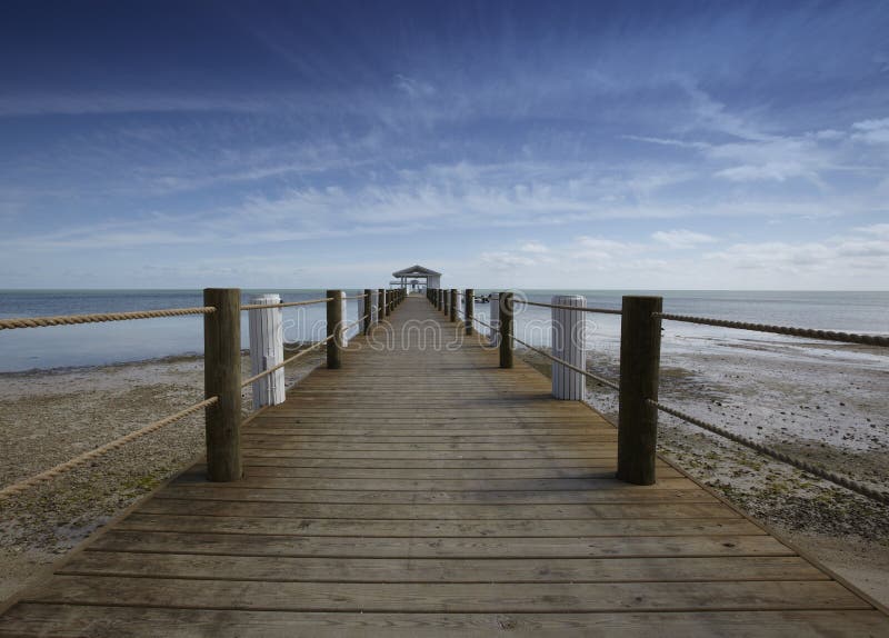Jetty on the beach stock image. Image of harbor, resort - 25575323
